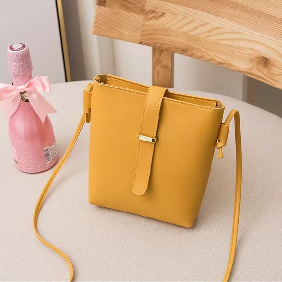 Bags | Square Crossbody Bag Yellow | Poshmark